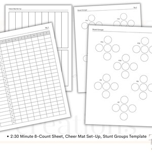 Printable Cheer Handout Templates, CANVA Editable, Athlete Paperwork ...