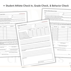 Printable Cheer Handout Templates, CANVA Editable, Athlete Paperwork ...