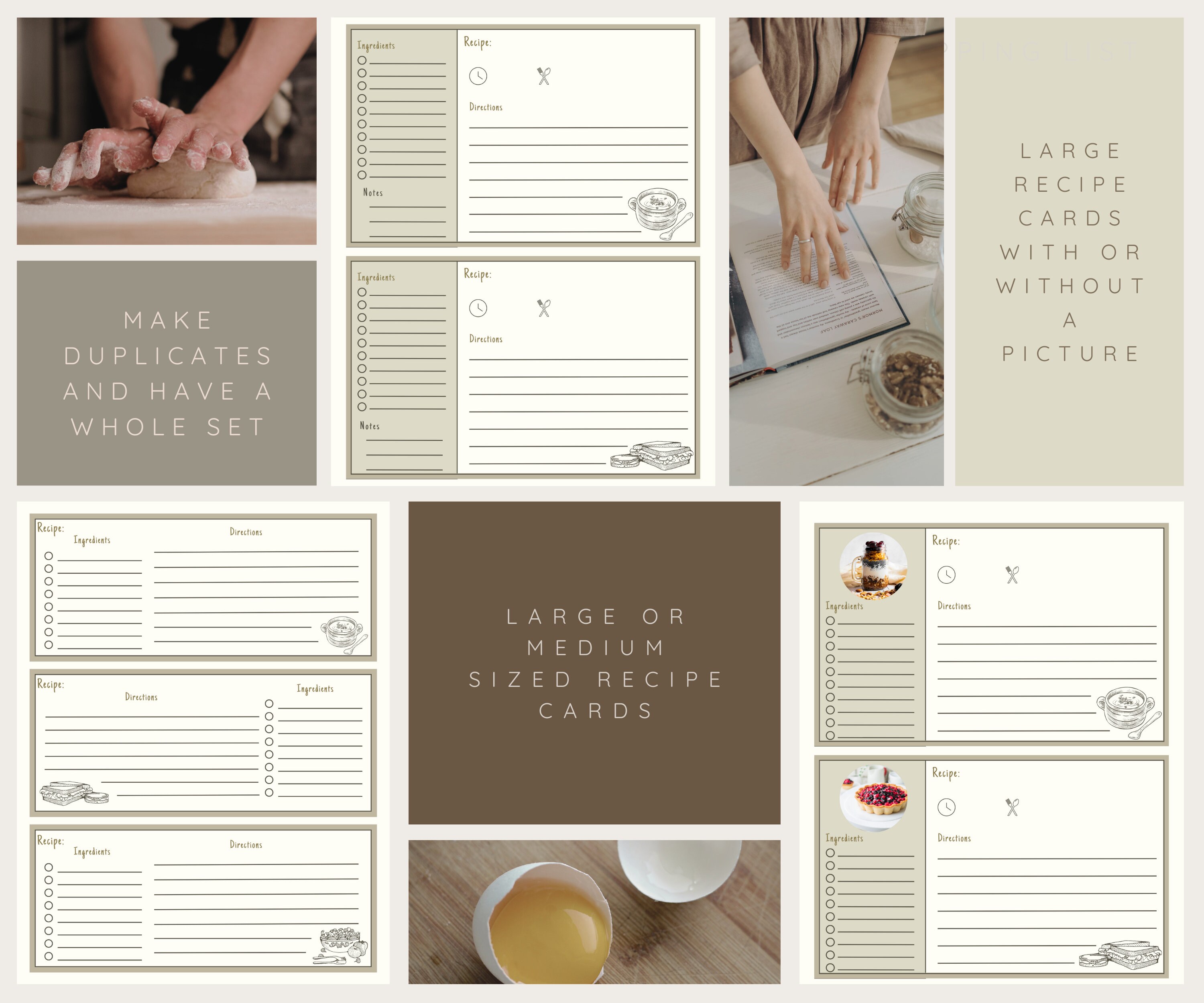 Simple Meal Planner Modern Bundle - Etsy
