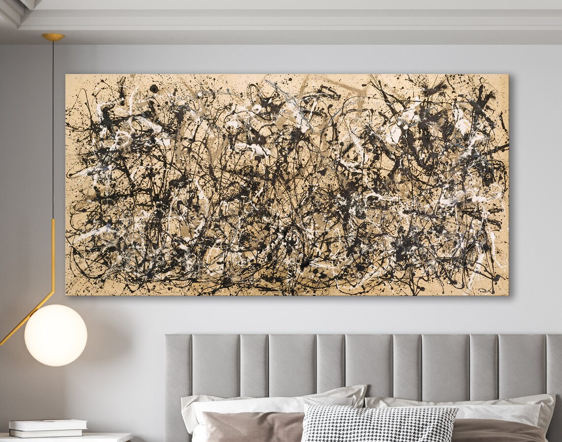 Jackson Pollock Autumn Rhythm No.30 Abstract Canvas Painting - Etsy