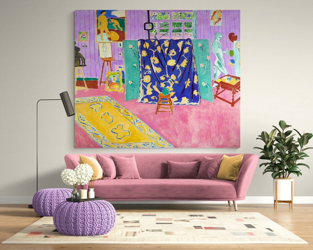The Pink Studio by Henri Matisse Canvas Print Popular - Etsy