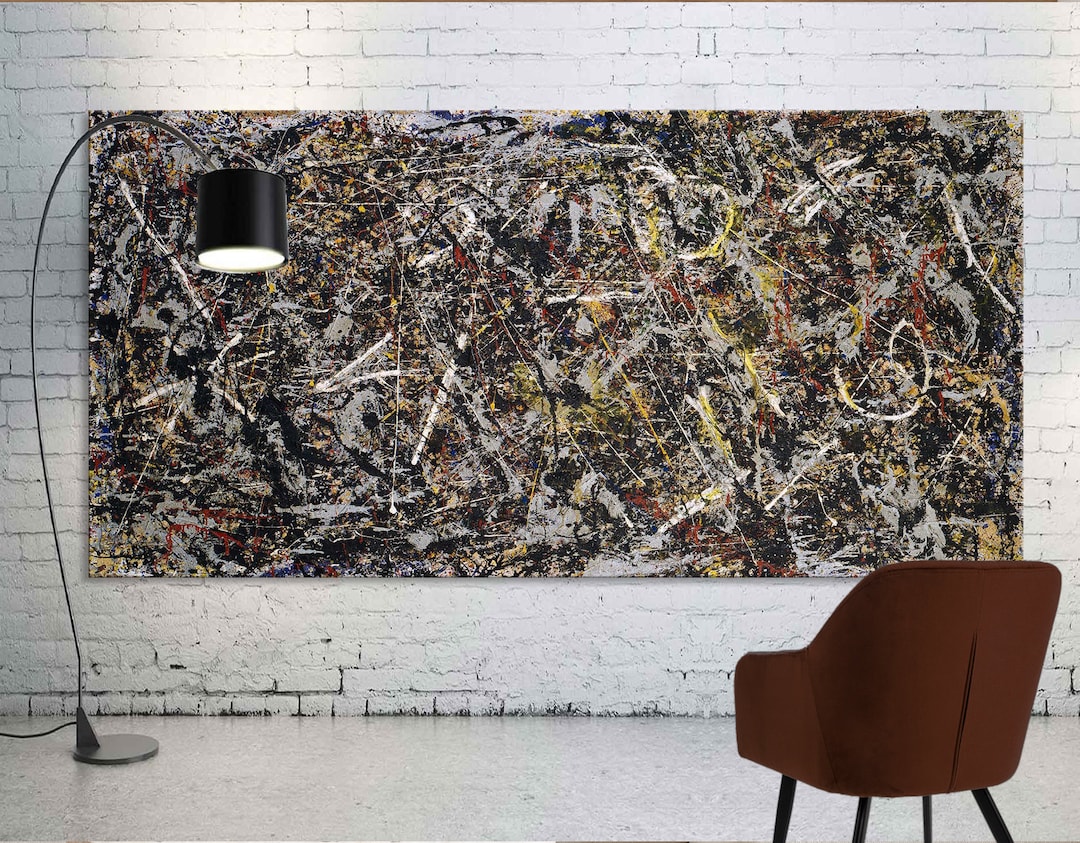 Jackson Pollock Alchemy Leinwanddruck Helle bunte Wohnzimmer Moderne ...