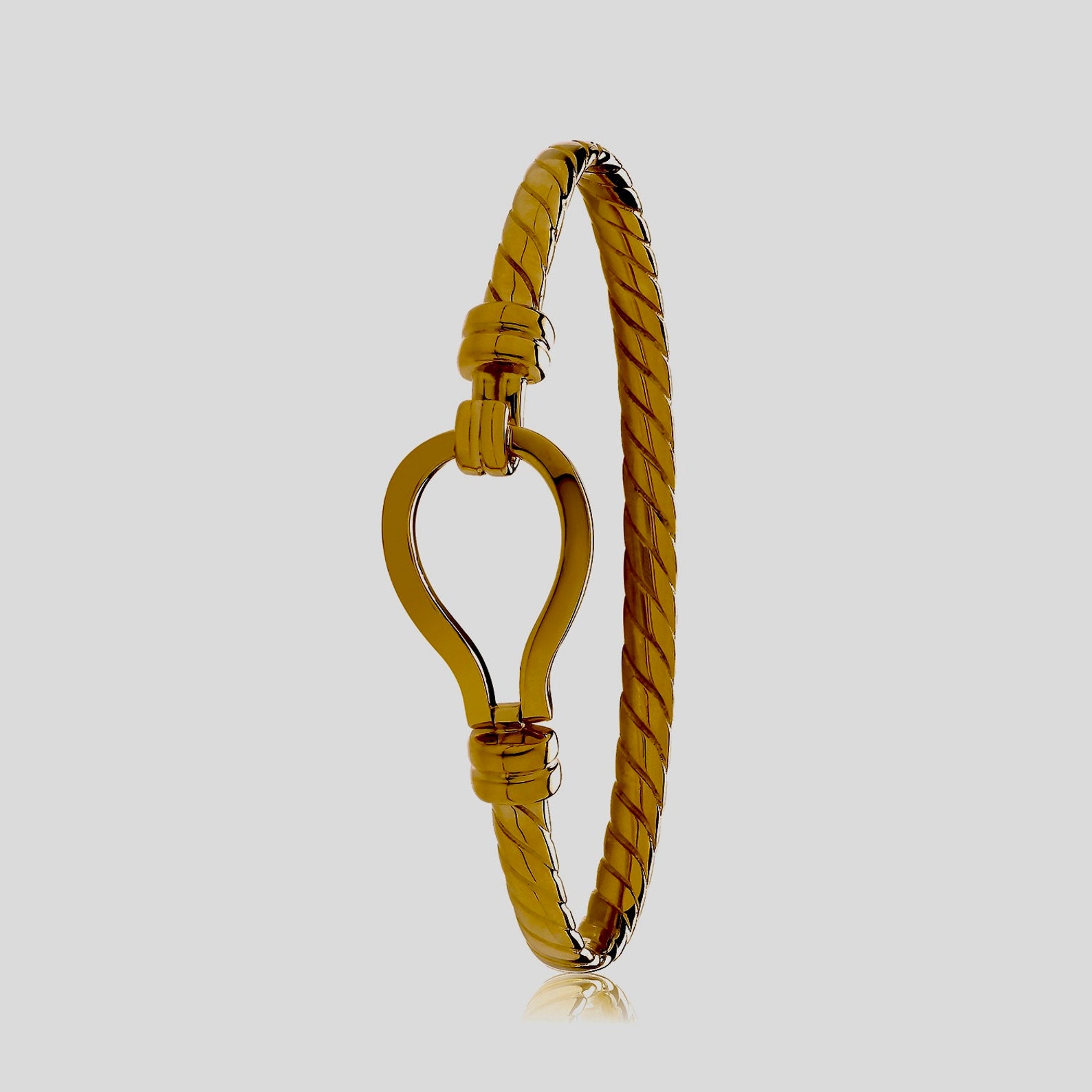 9ct Gold Hook Bangle Elegant Accessory BARRETT JEWELLERY - Etsy
