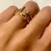 9ct Gold Dainty Stacker Ring - Bar Bead Design - Handcrafted Jewelry - Etsy
