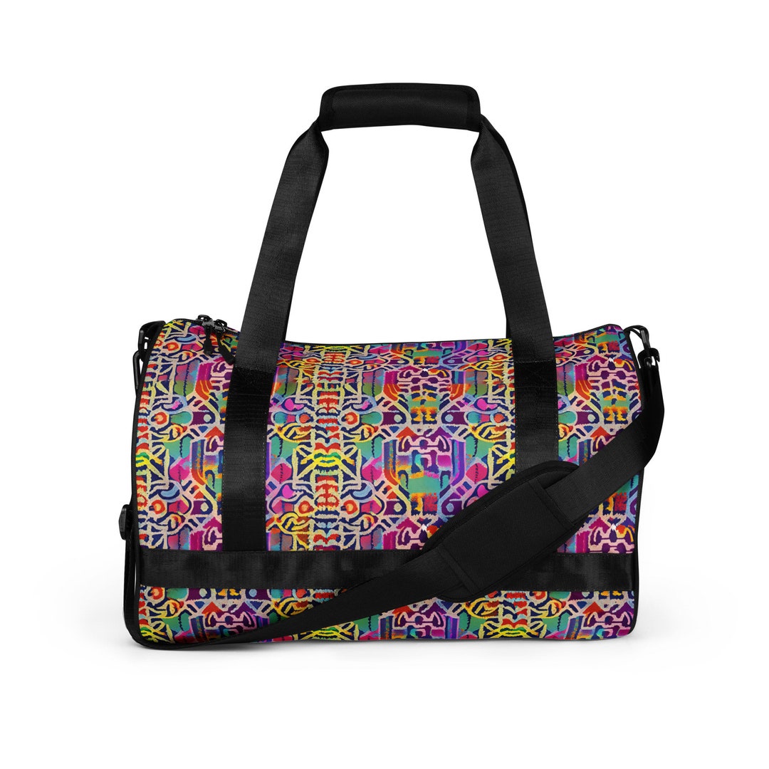 Dembe Tribal African Print Gym Bag - Etsy