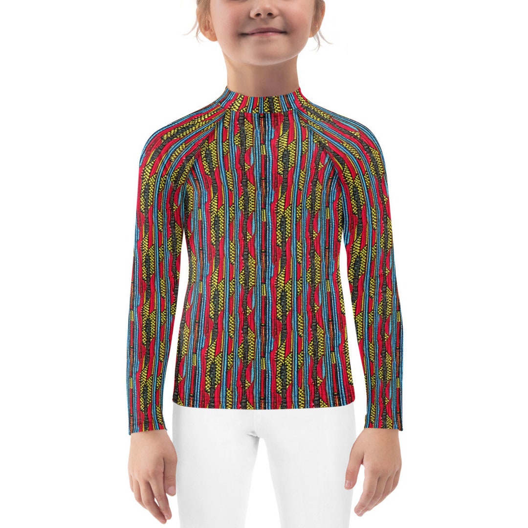 Chidi African Print Kids Rash Guard - Etsy