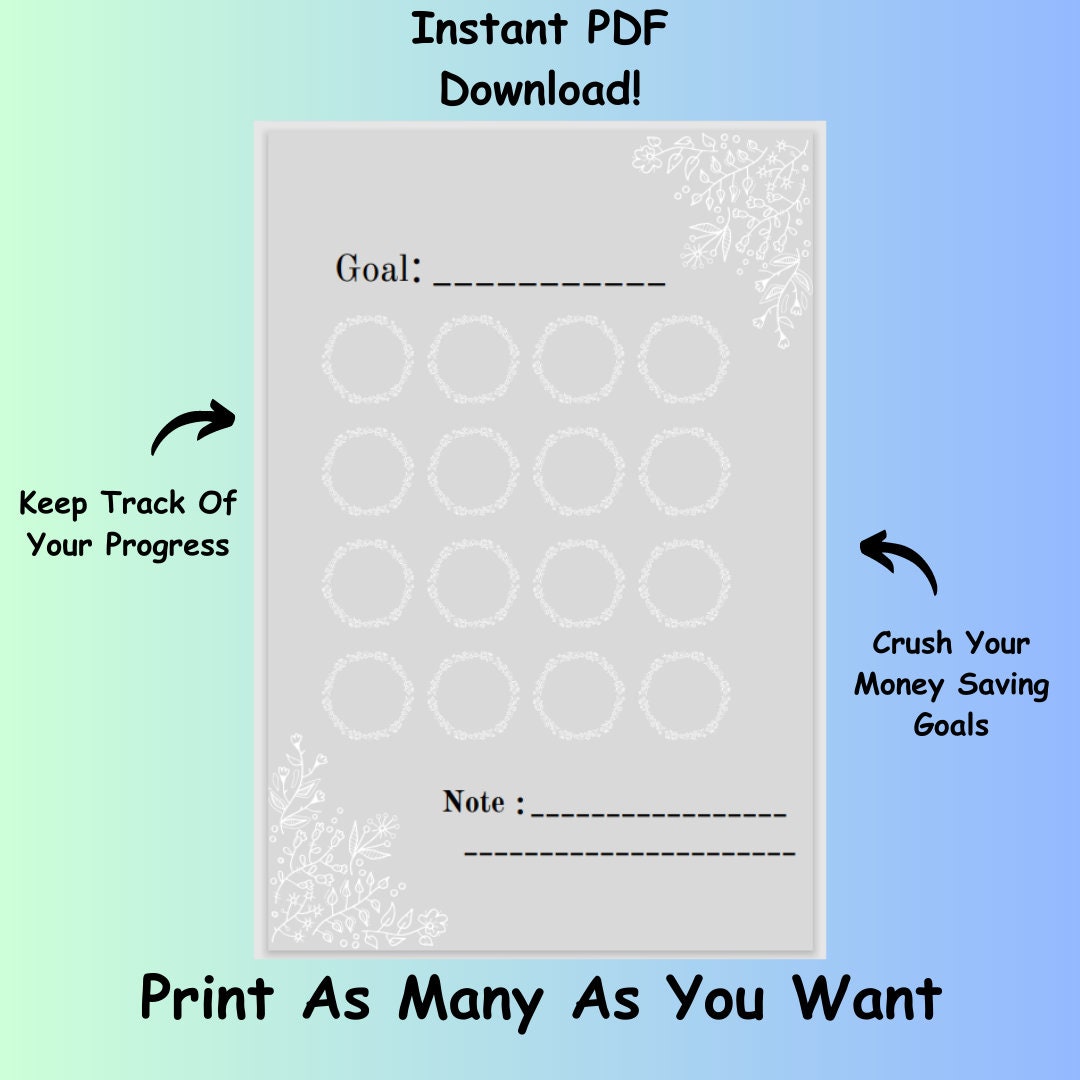 Printable Budget | Saving Planner - Etsy