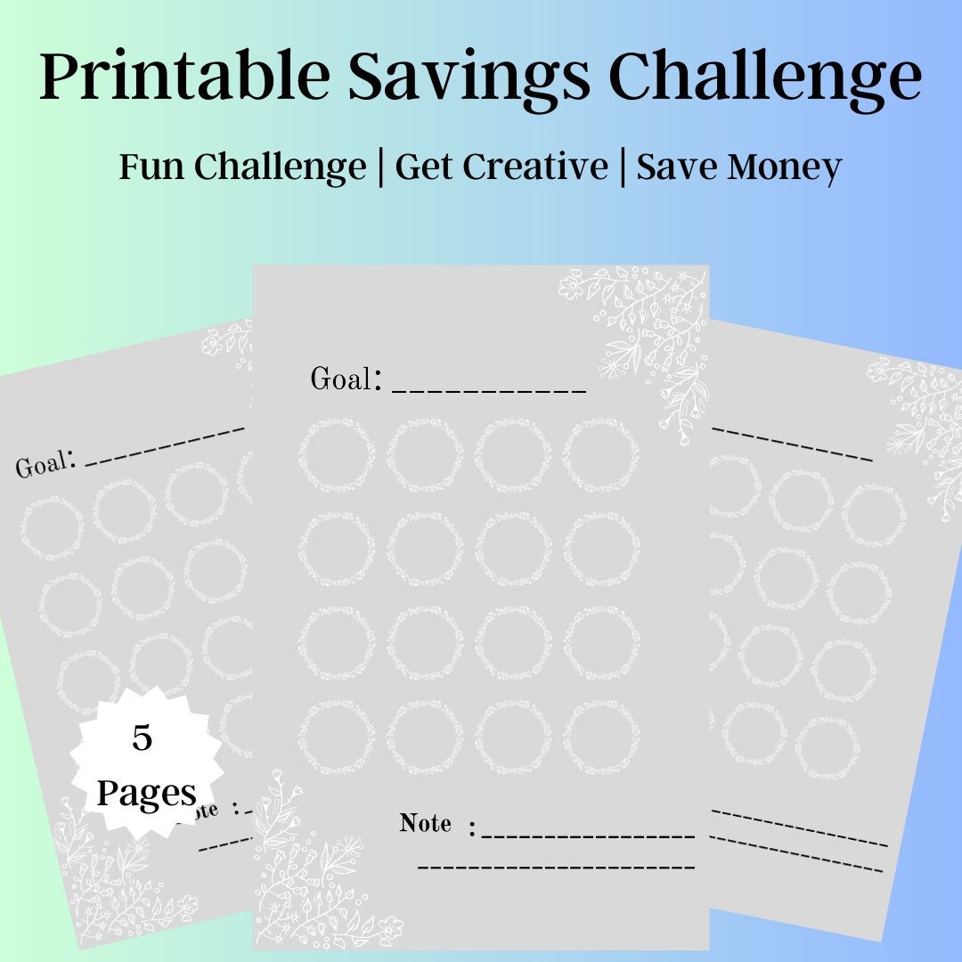 Printable Budget | Saving Planner - Etsy