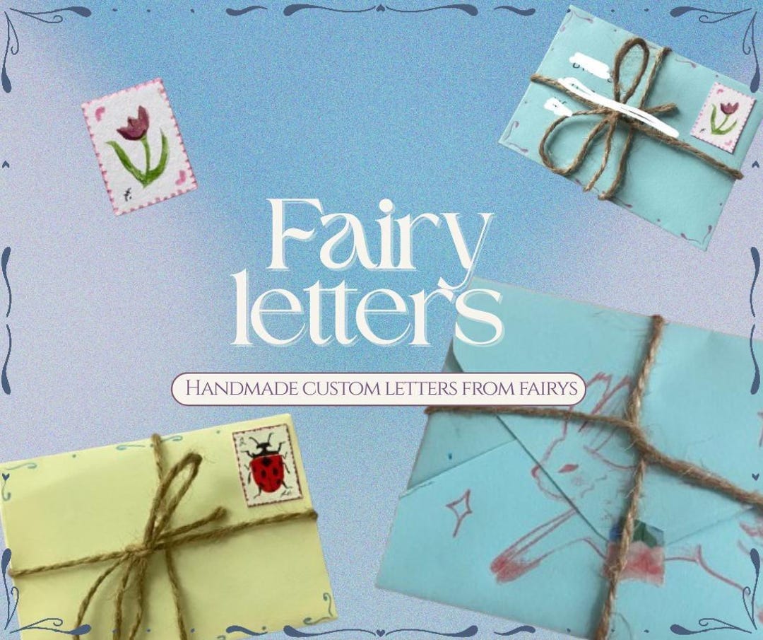 Fairy Post Letters, Custom Handmade Letters From Fairy’s - Etsy