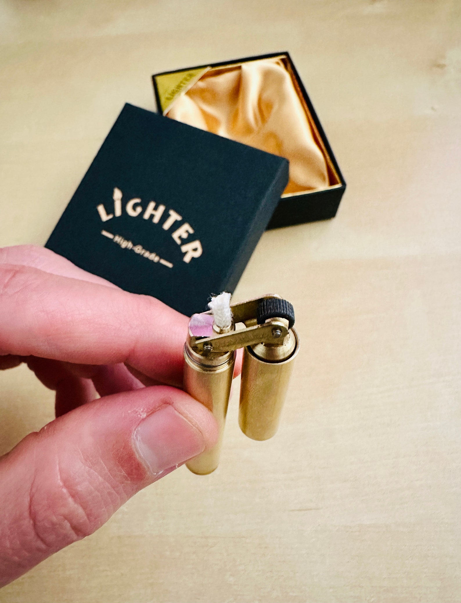 Lighter Kerosene Brass Lighter Stick Lighter Windproof - Etsy