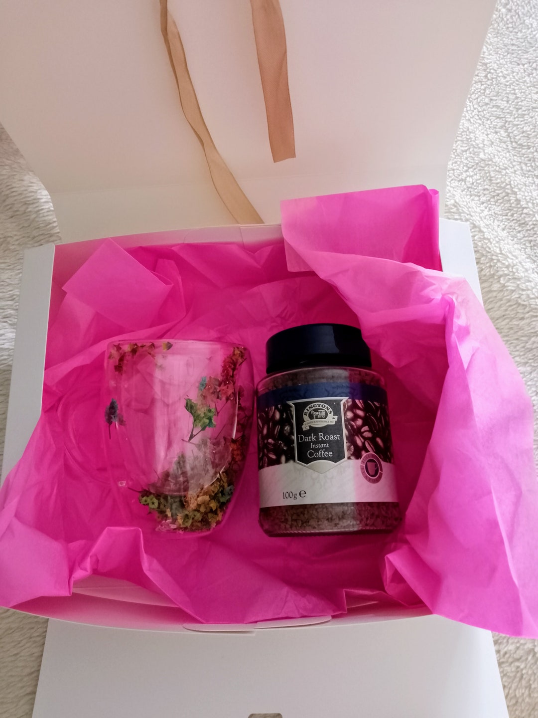 Dried Flower Mug and Ringtons Coffee - Etsy UK