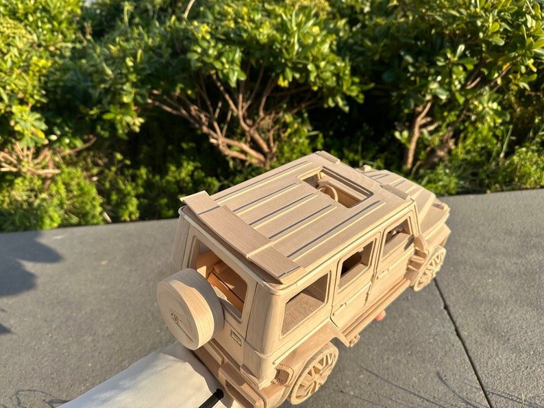 Handmade Mercedes G63 Brabus Wood Car Model (1:13 Scale) - Etsy