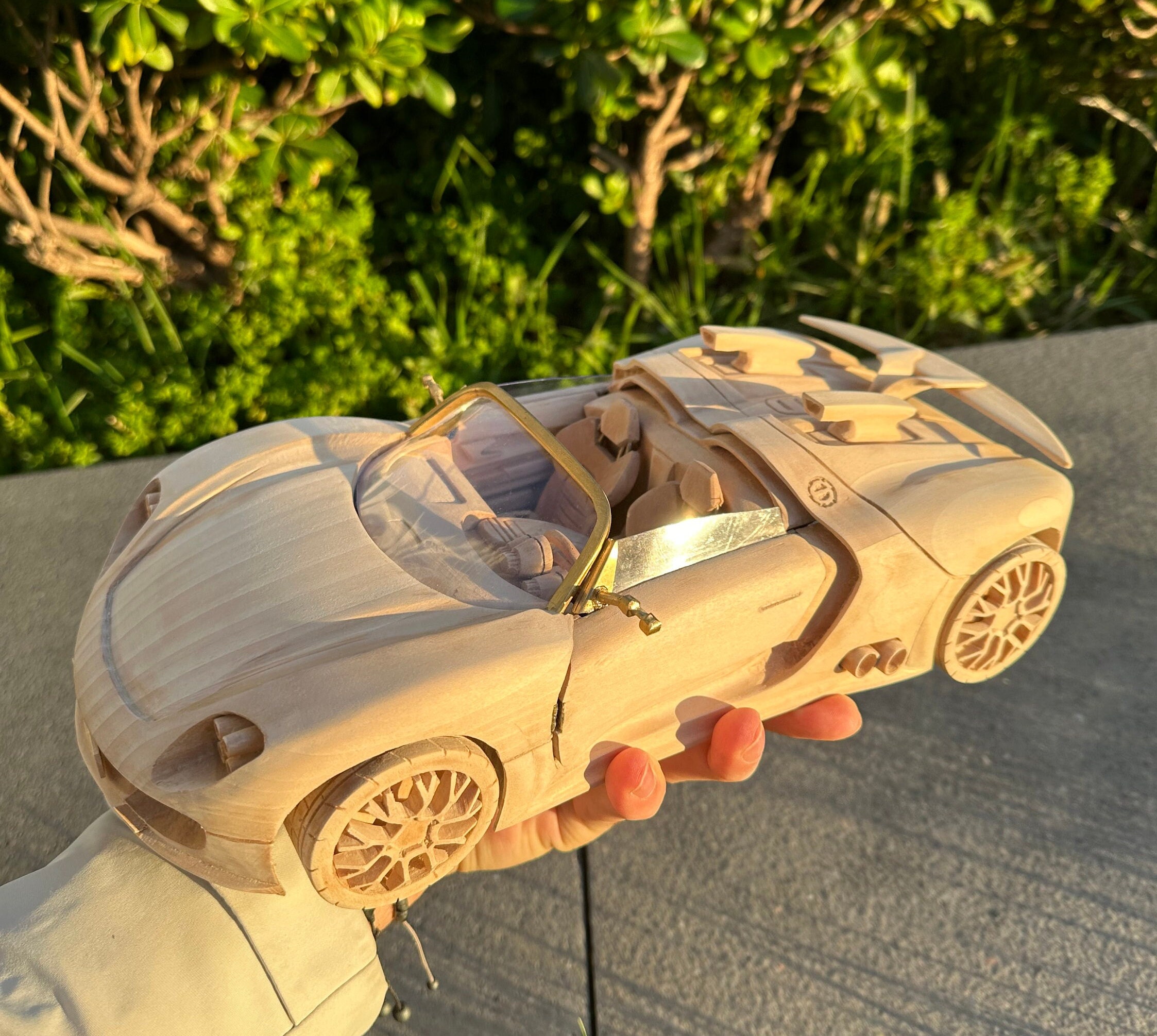 Handcrafted Porsche 918 Spyder Wood Car Model (1:13 Scale) - Etsy