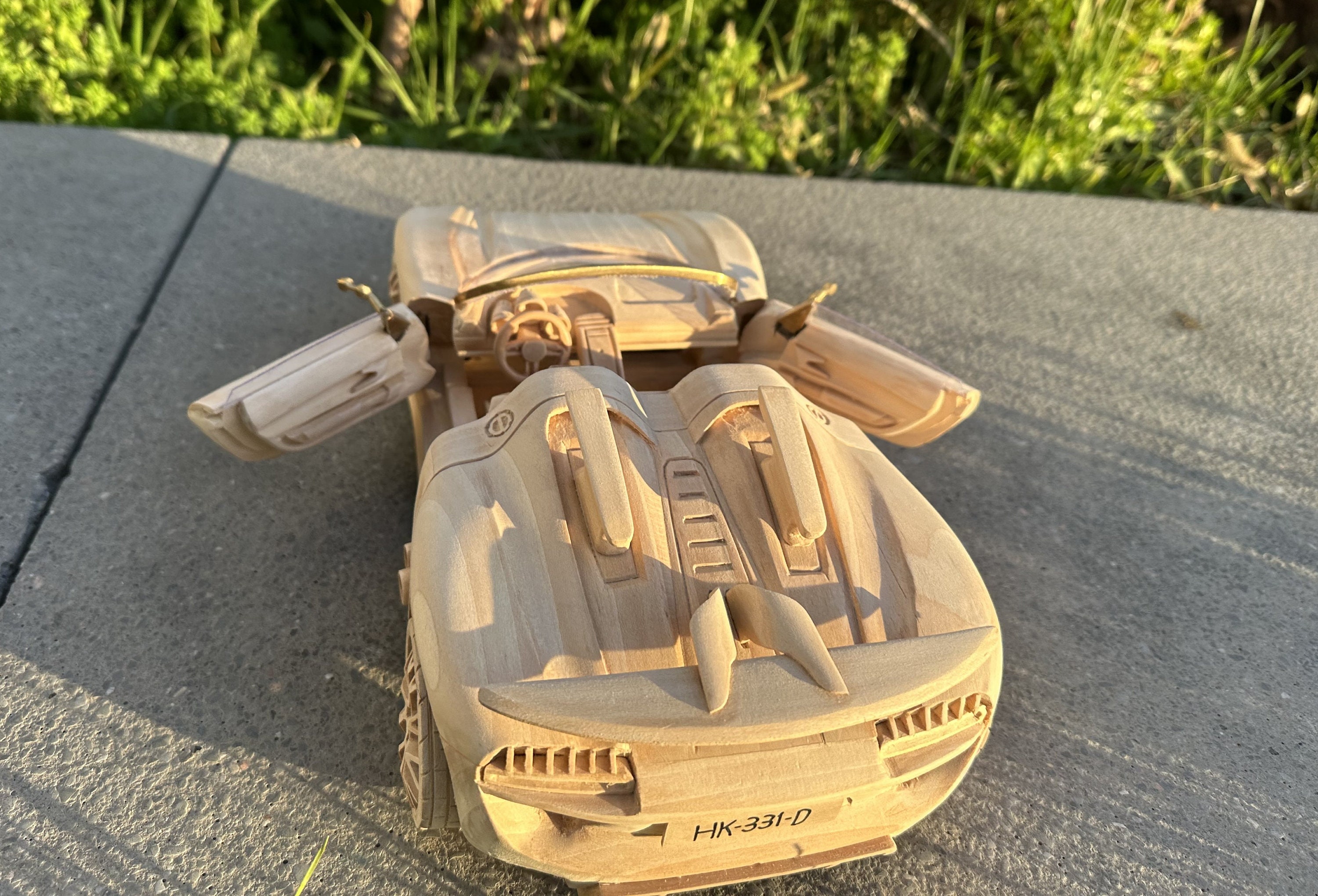 Handcrafted Porsche 918 Spyder Wood Car Model (1:13 Scale) - Etsy