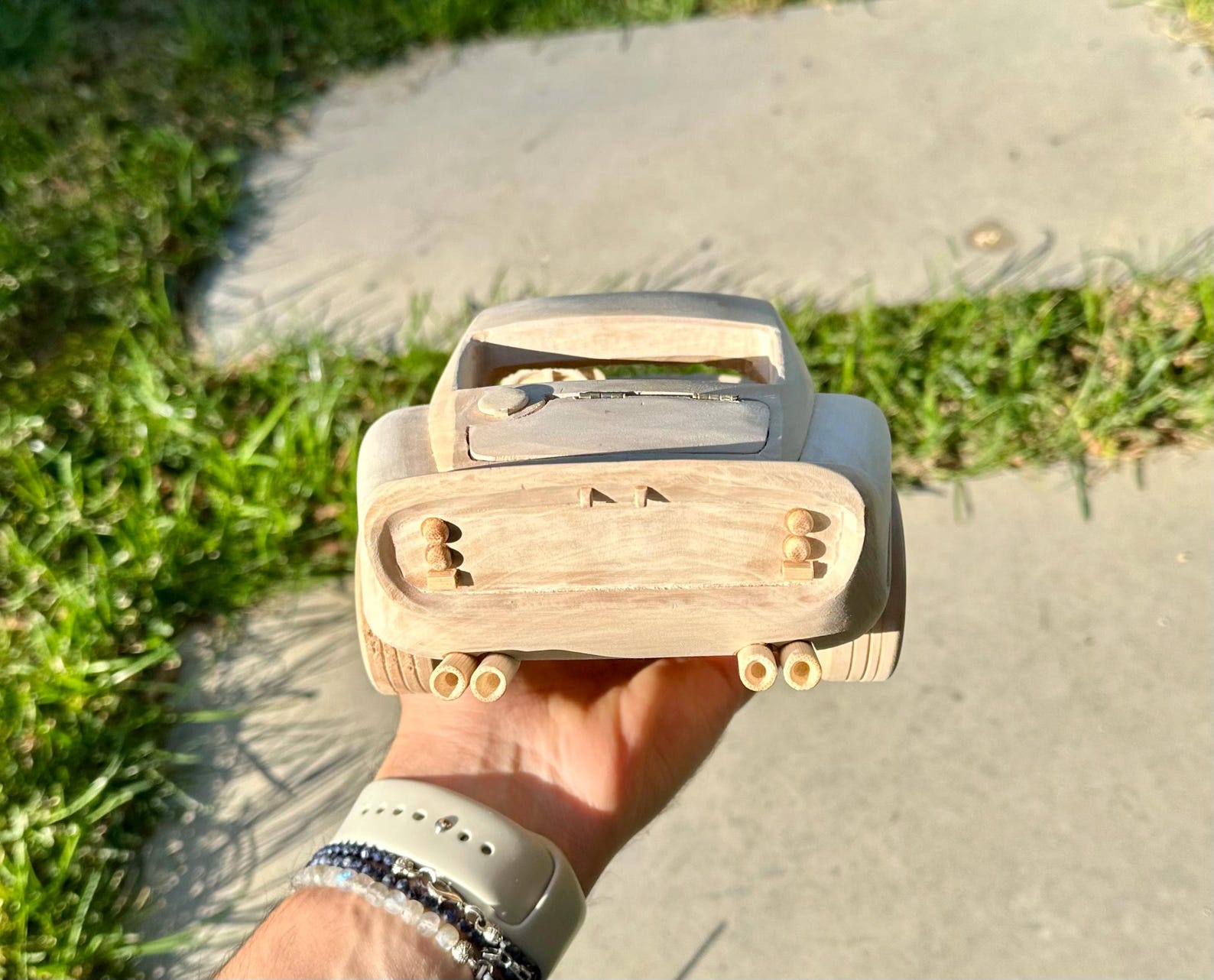 Handmade Ferrari 250 GTO Wooden Car Model, Natural Lime Wood - Etsy