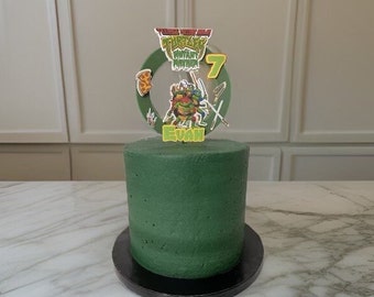 3D Mutant Ninja Inspired Custom Cake Topper - Etsy