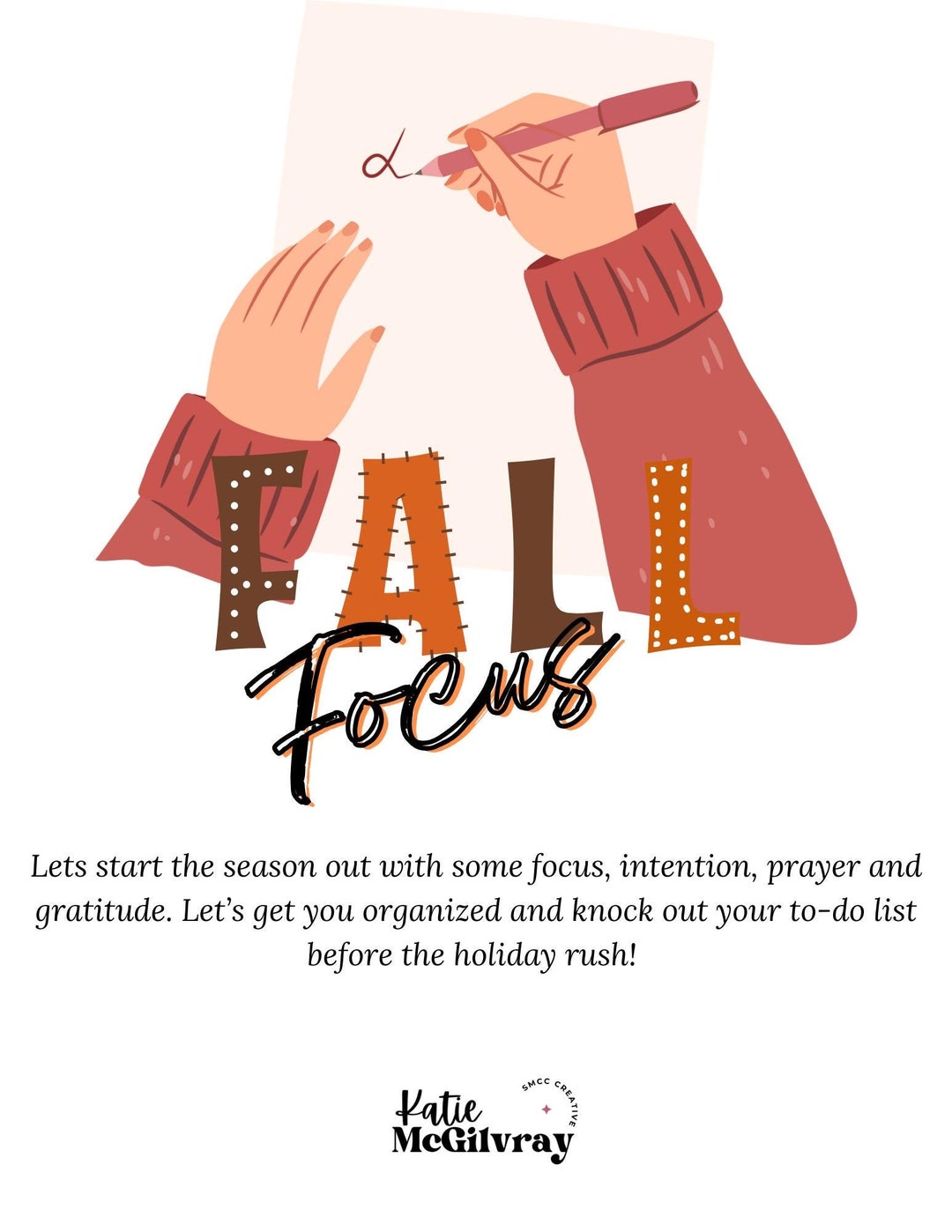 Fall Focus Book for Moms and Kids - Etsy