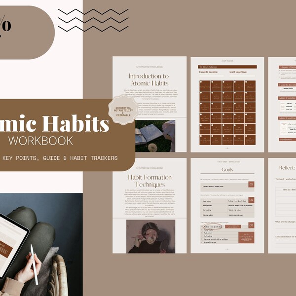 Atomic Habits Worksheet - Etsy