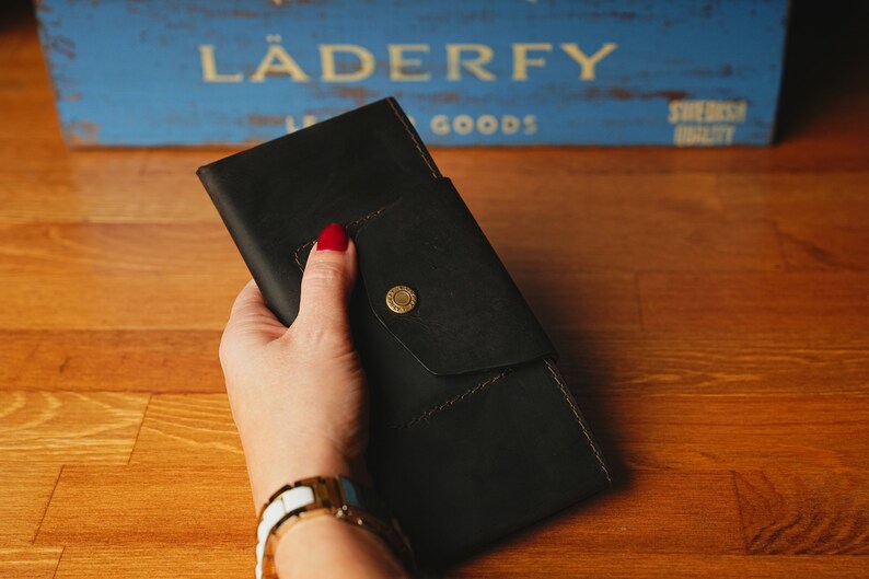 Leather Phone Wallet for Women Personalized Cell Phone Purse - Etsy