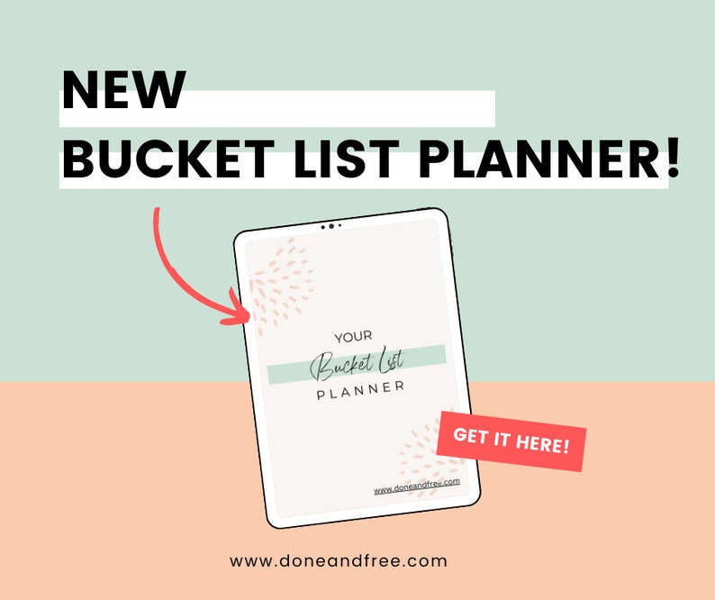 Bucket List Planner - Etsy