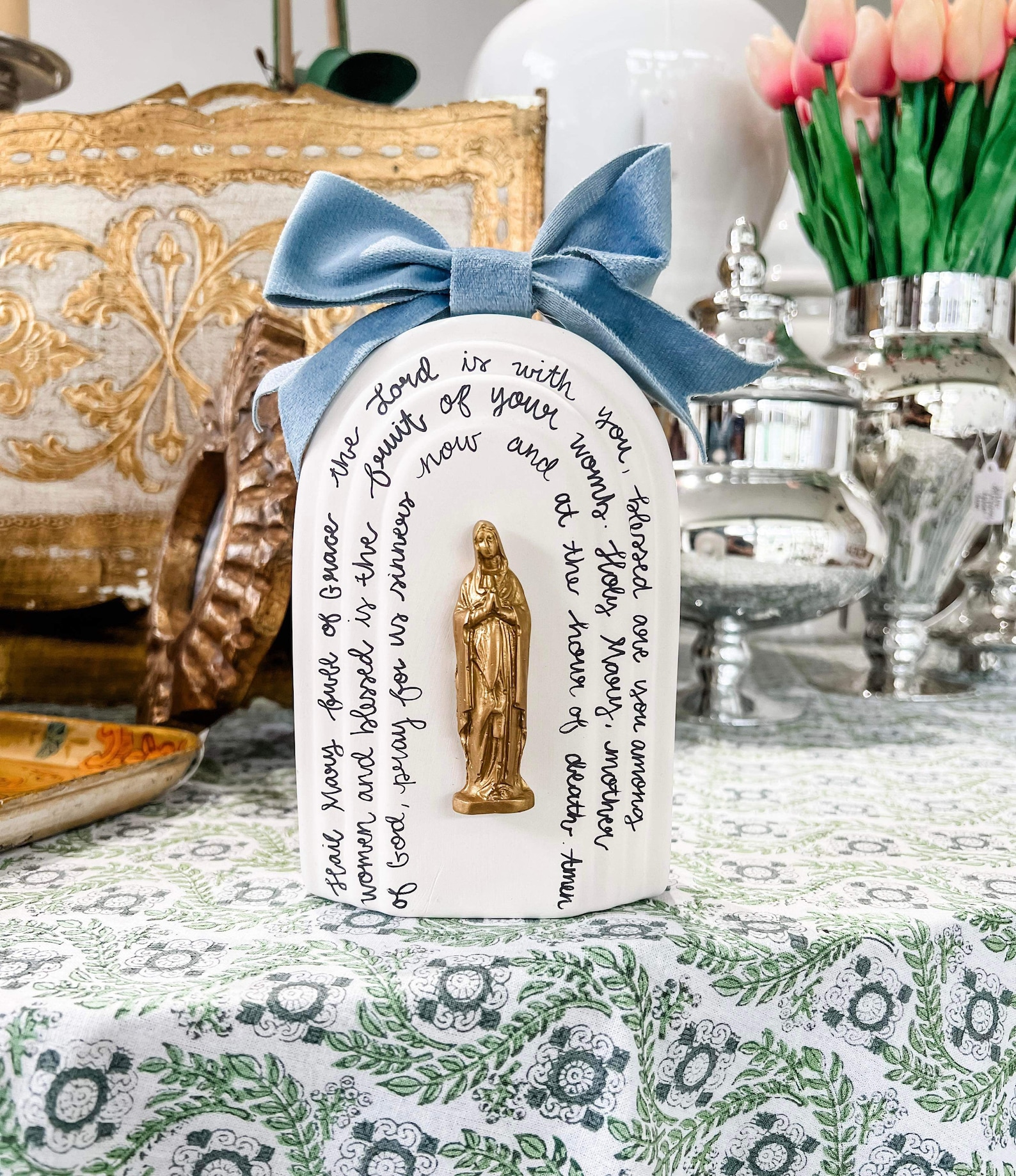 Hail Mary Prayer Catholic Religious Gift - Etsy