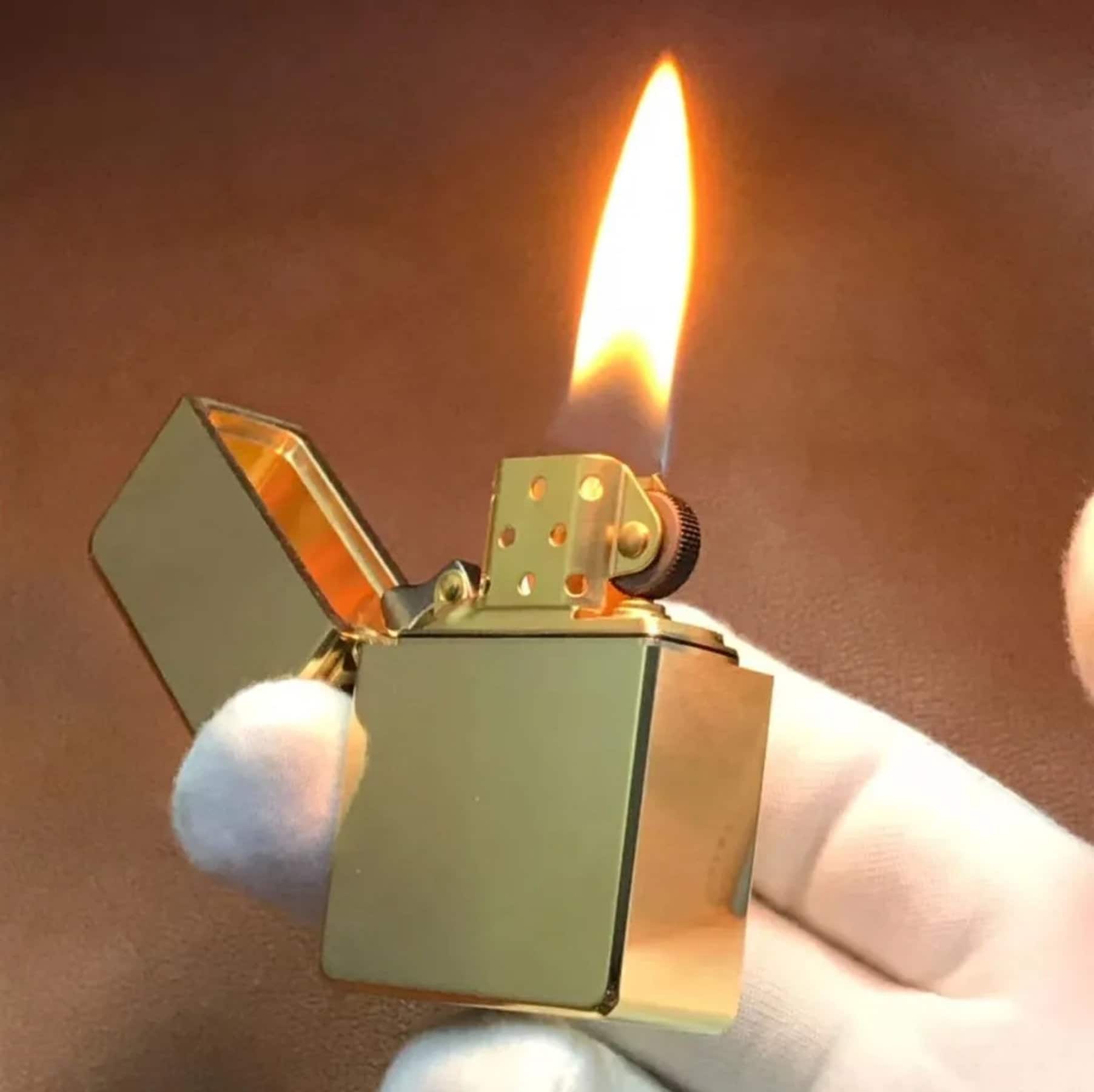Heavy Duty Brass Zippo-style Lighter EDC - Etsy