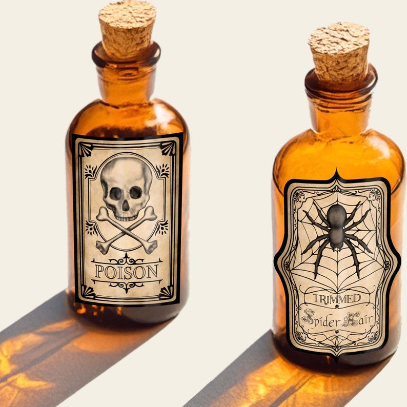 Printable Apothecary Labels Witch Potion Bottle Label Witch’s Brew ...