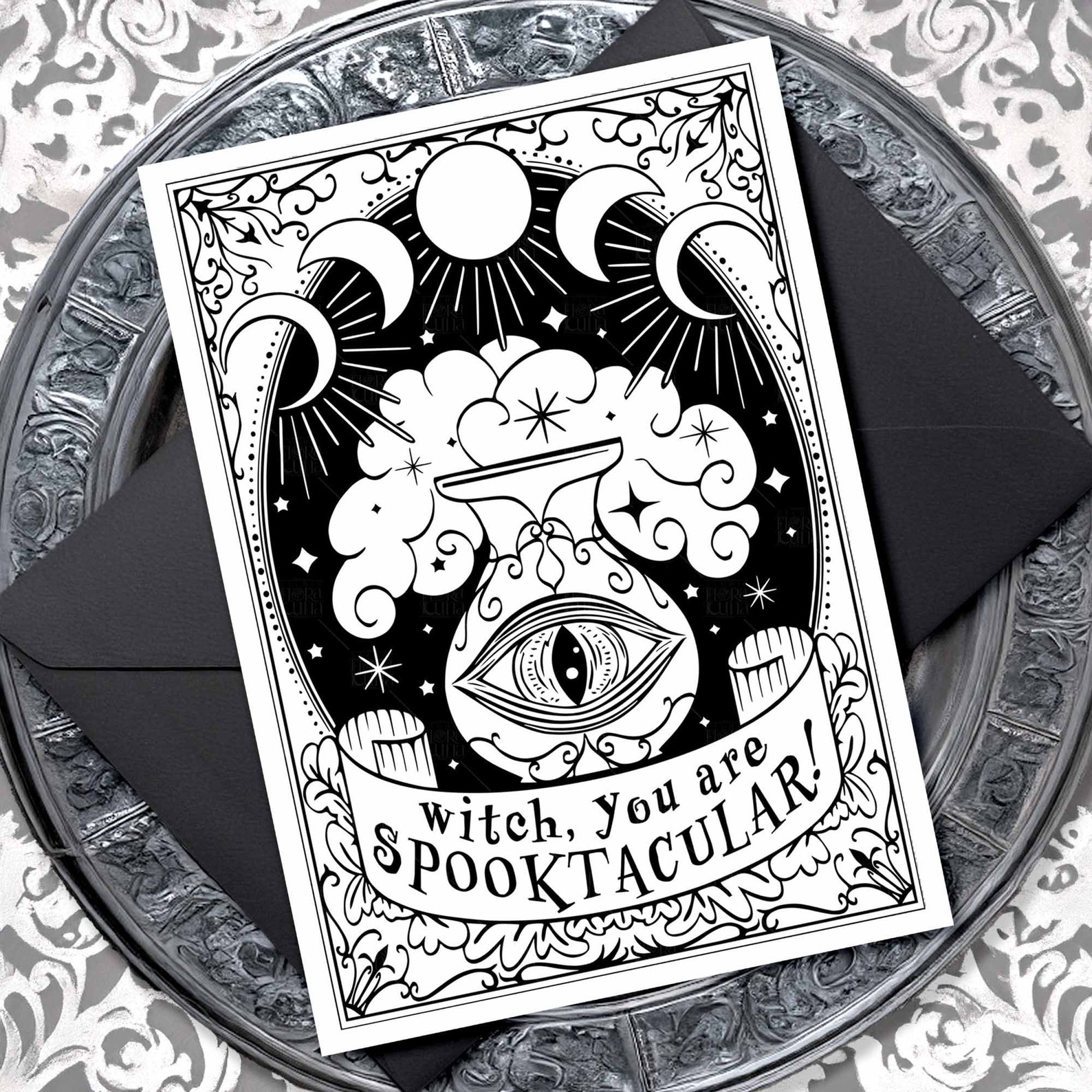 Everyday Card Gothic Greeting Card Just Because Funny Birthday Card ...