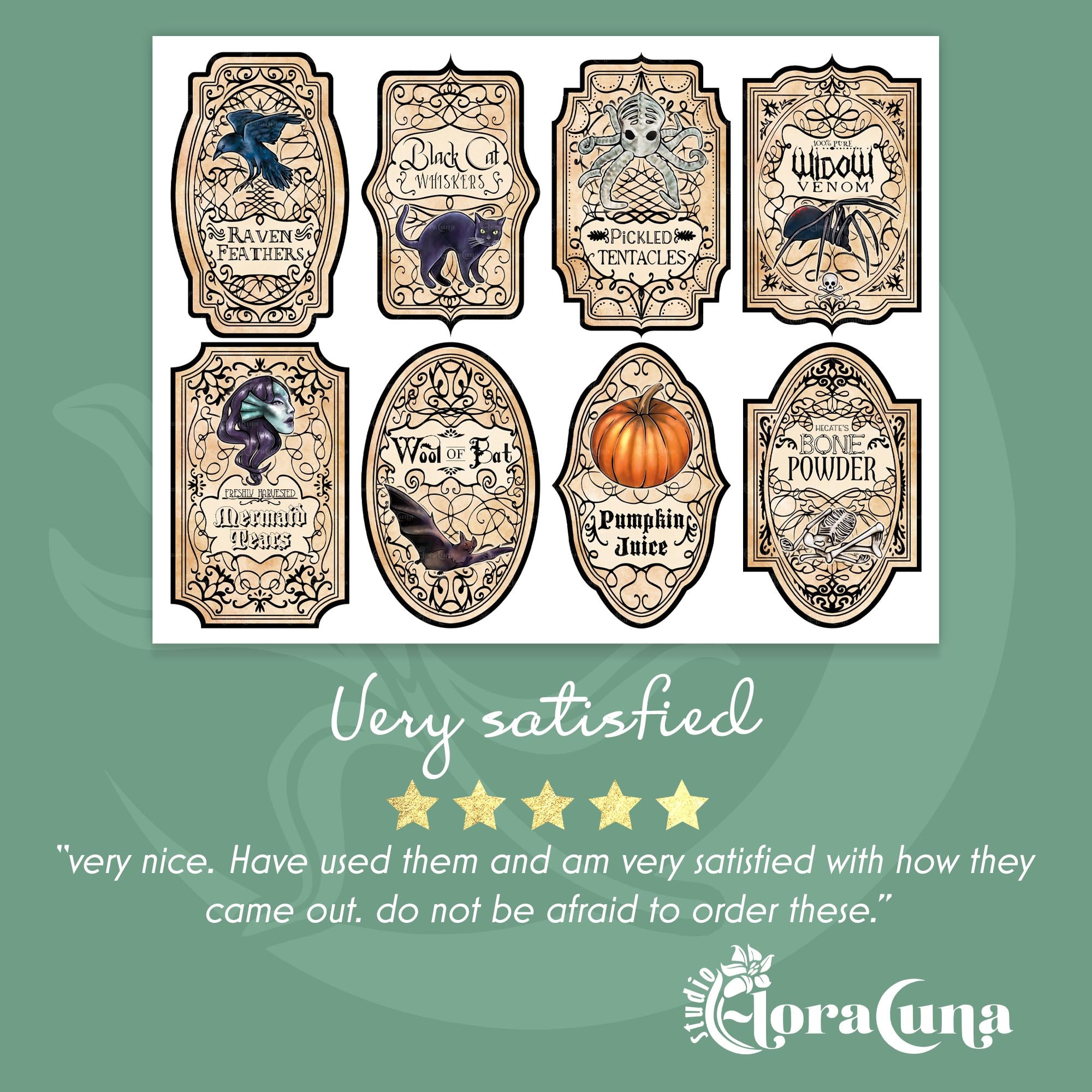 Potion Bottle Labels Printable Apothecary Labels Vintage Halloween ...