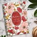 Custom Notebook Floral Spiral Notebook Travel Diary Daily Journal Lined ...