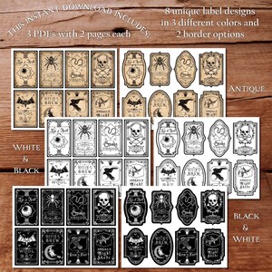 Printable Apothecary Labels Witch Potion Bottle Label Witch’s Brew ...