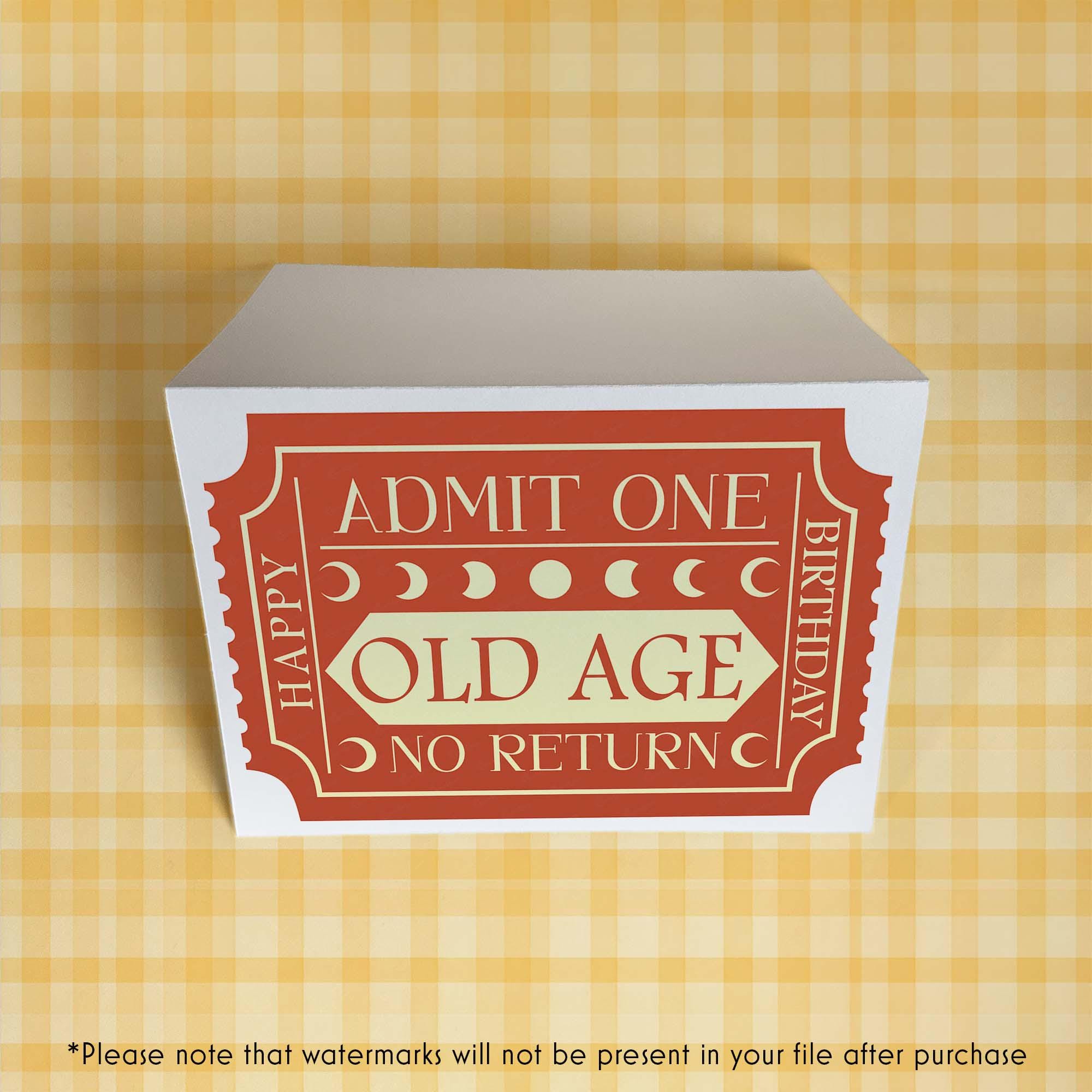 Rude Birthday Card Printable 5x7 With Envelope Template, Offensive ...