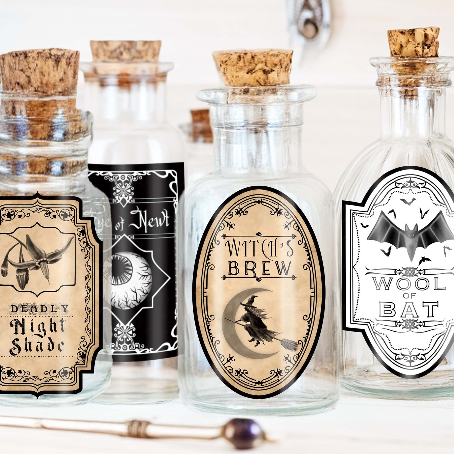 Printable Apothecary Labels Witch Potion Bottle Label Witch’s Brew ...