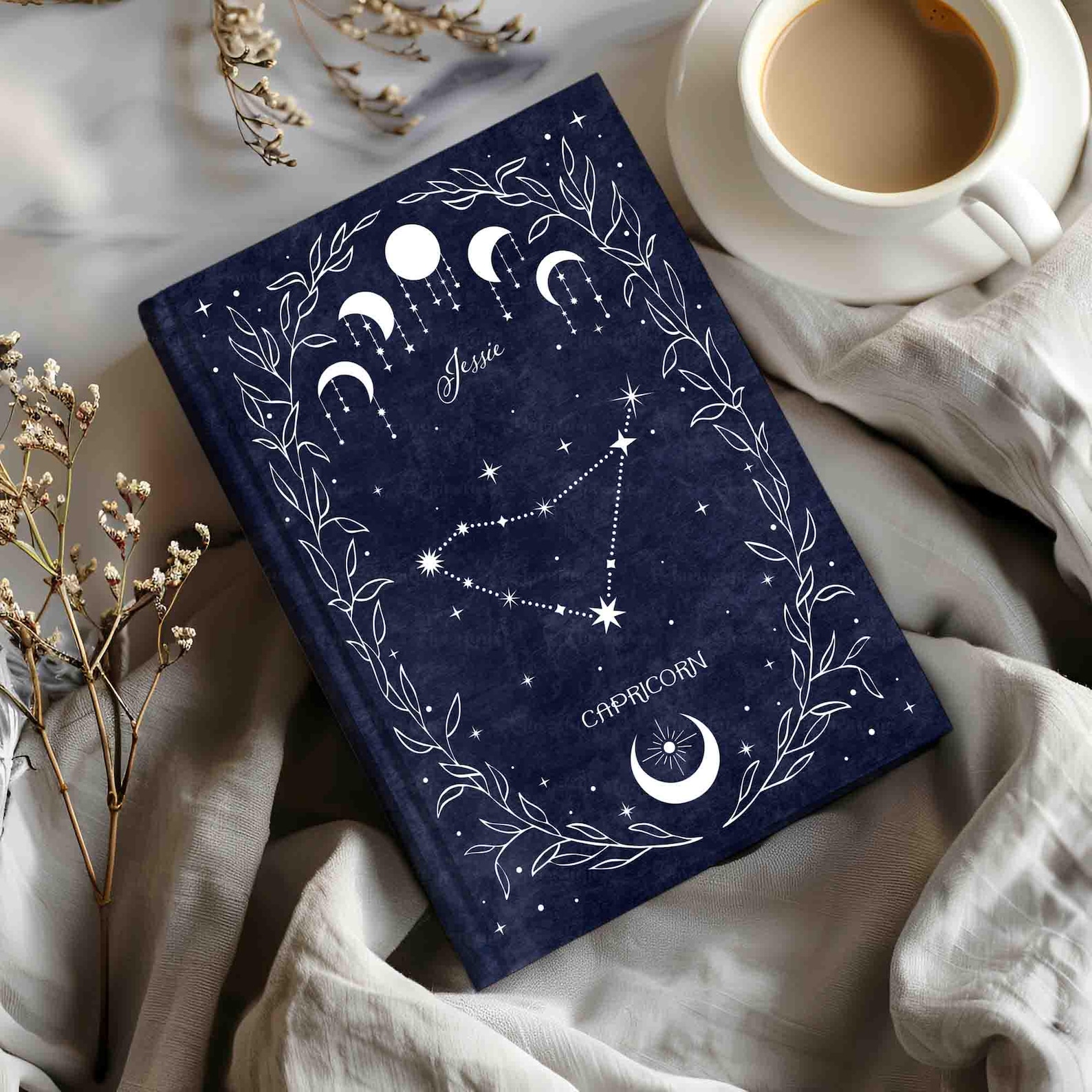 Custom Zodiac Star Constellation Notebook With Personalized Name Star ...