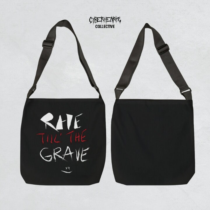 Rave Techno Tote Bag Graffiti Original Design - Etsy