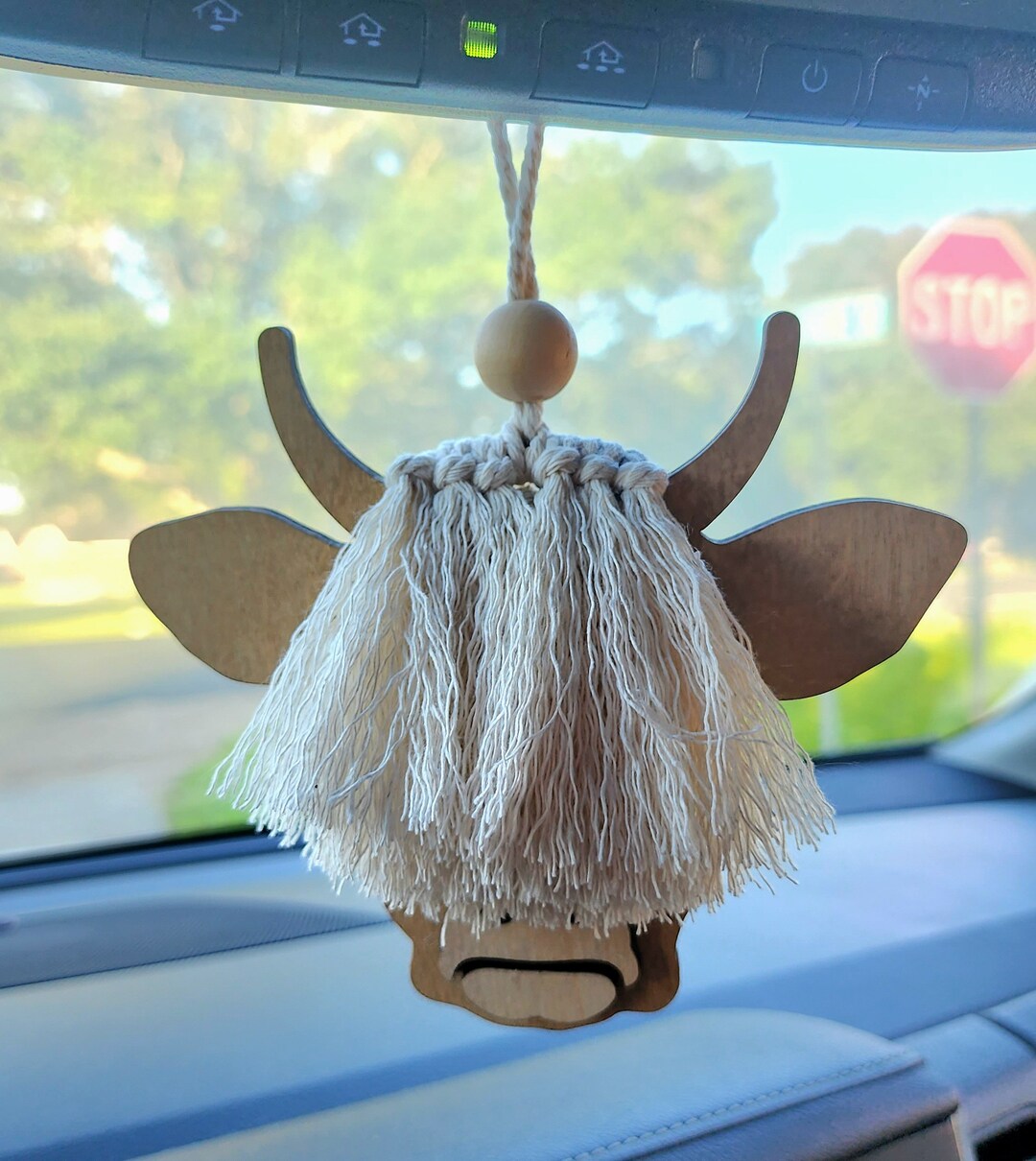 Highland Cow Car Charm|car Charm|highland Cow|car Decor|highland ...