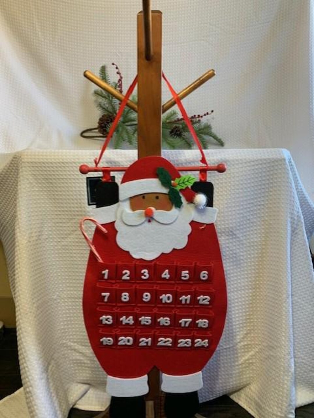 Santa Claus Calendar - Etsy