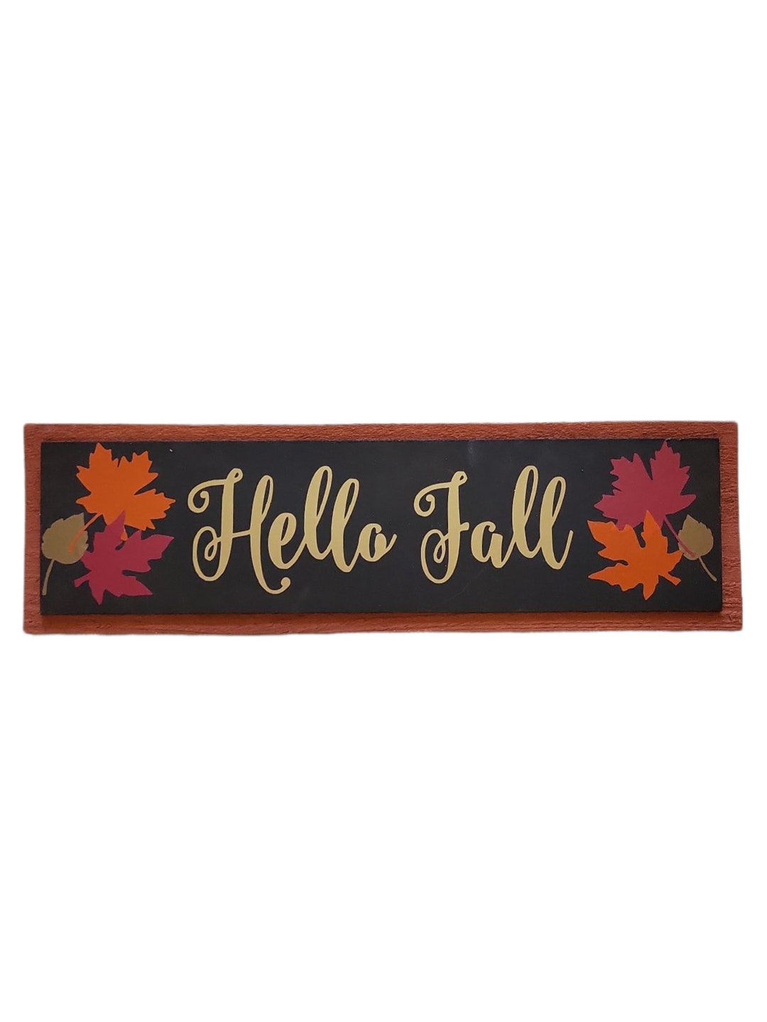 Hello Fall Wooden Sign - Etsy