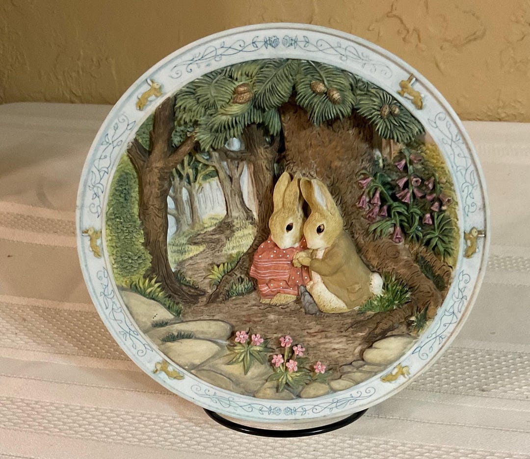 Beatrix Potter Bradford Exchange Plates - Etsy