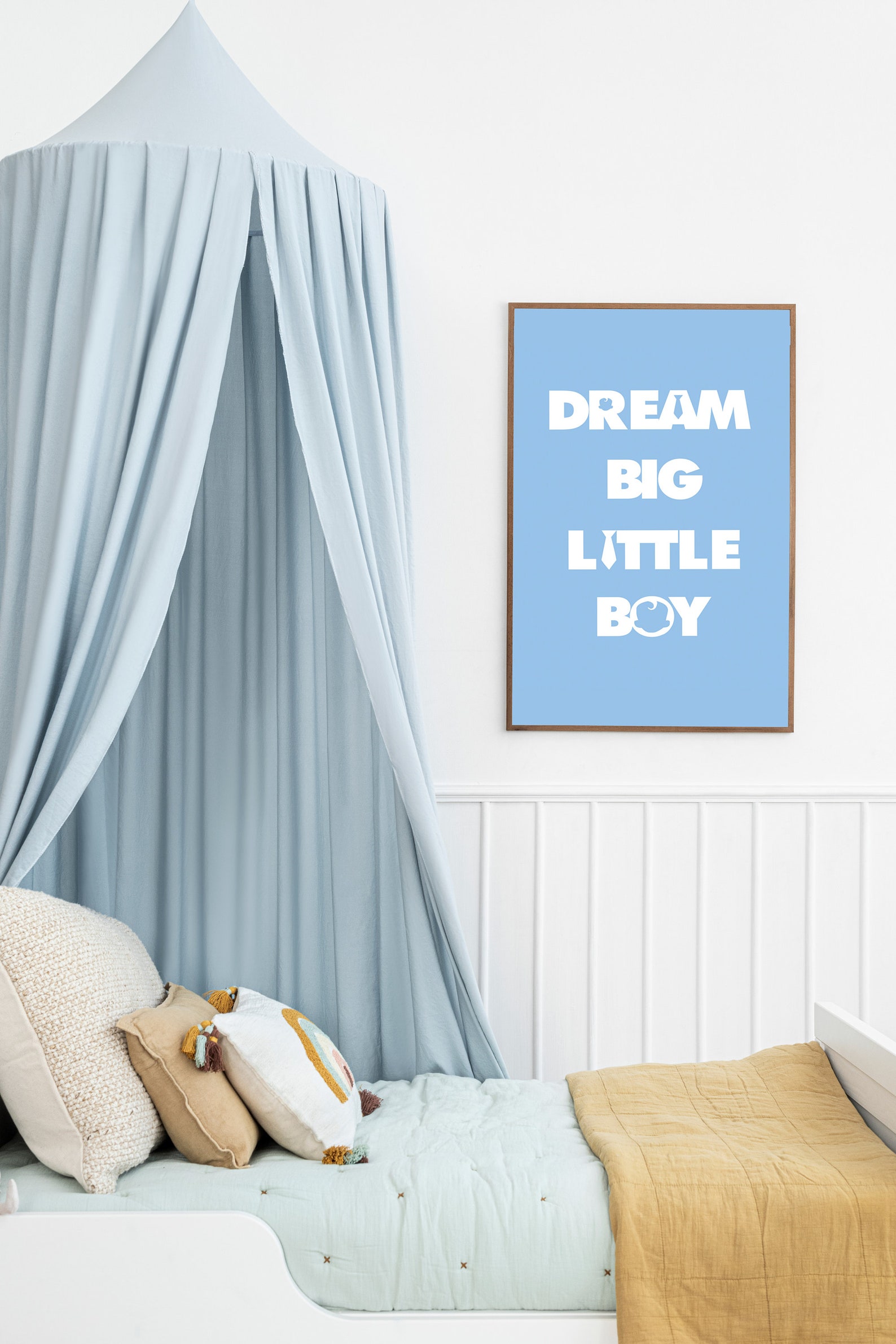 Dream Big Little Boy Wall Arts, Nursery Quote Prints, Nursery Wall Arts ...