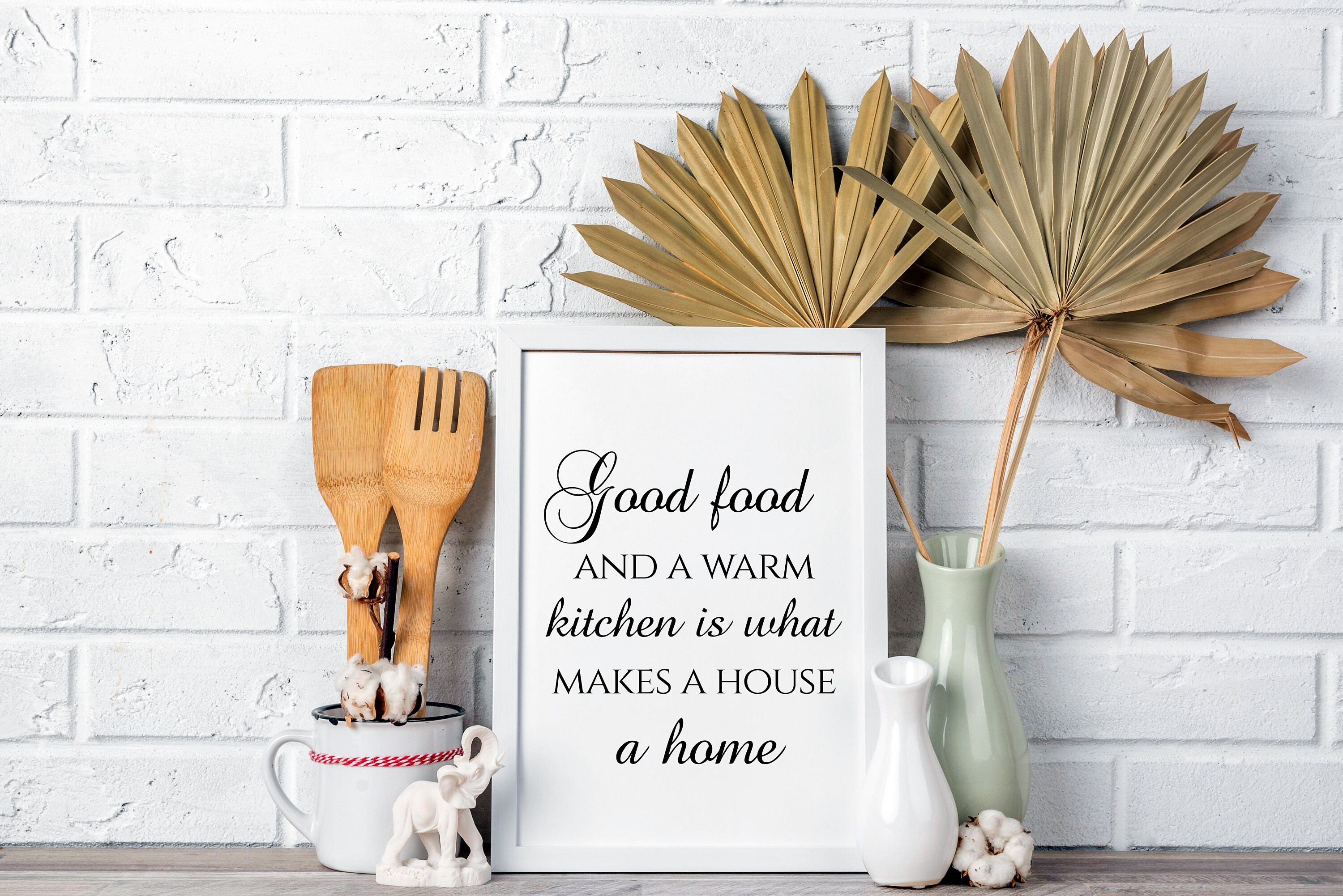 Kitchen Wall Arts Kitchen Quote Prints Dining Room Wall Art minimalist ...