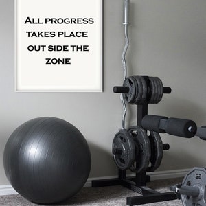 Home Gym Sign - Home Gym Decor - Gym Decor Prints - Printable Wall Art ...