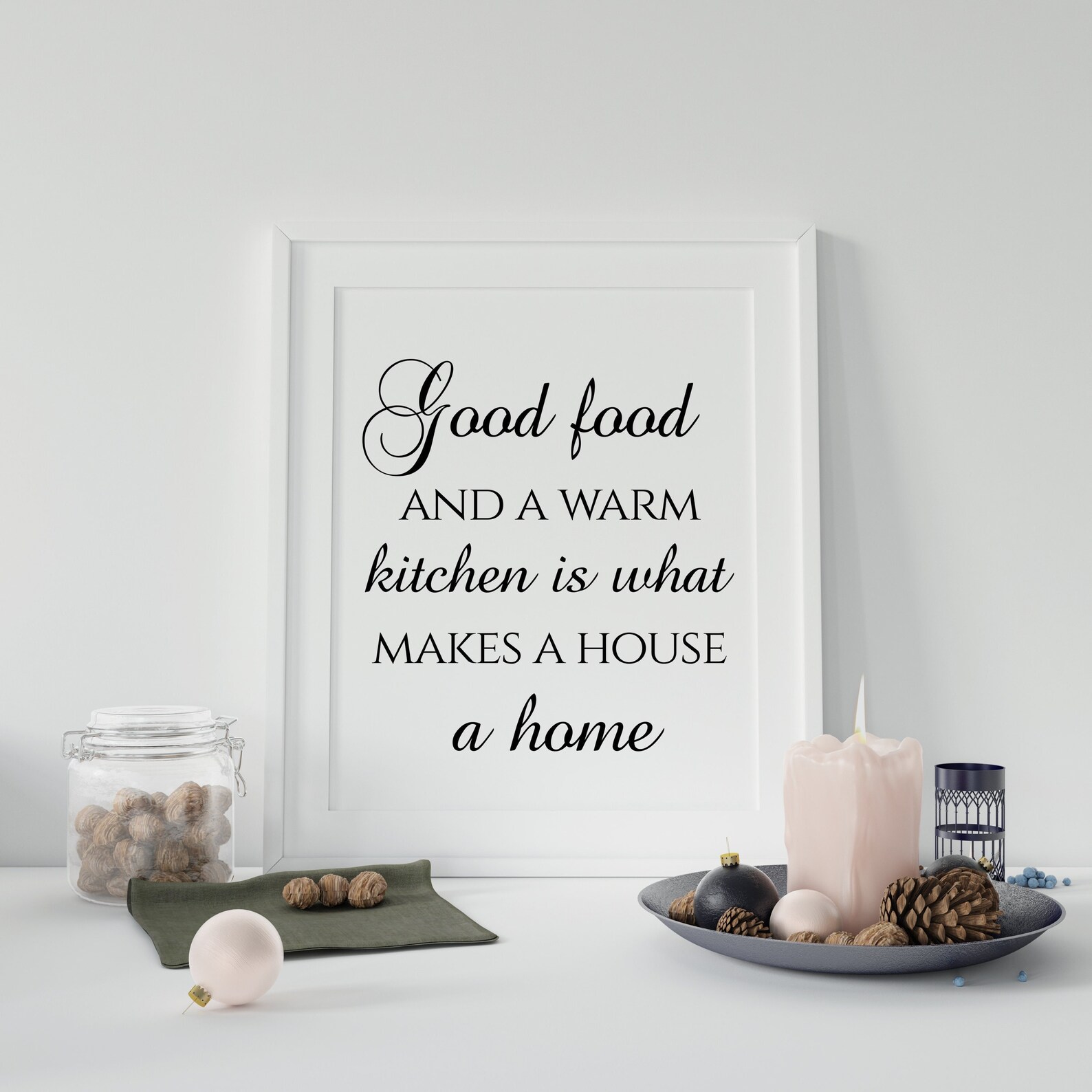 Kitchen Wall Arts Kitchen Quote Prints Dining Room Wall Art minimalist ...
