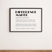 Difference Maker Definition Print Office Wall Decor Funny - Etsy