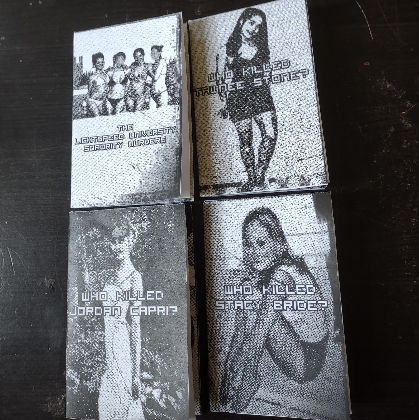Lightspeed University Sorority Murders Mini Zine Collection Etsy