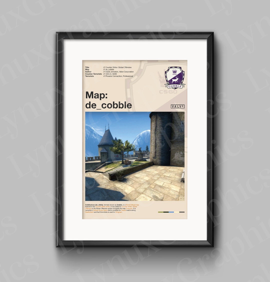 Counter Strike Poster, Digital Download Gaming Gifts, CSGO Poster ...