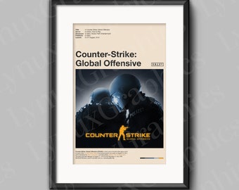 Counter Strike Poster, Digital Download Gaming Gifts, CSGO Poster ...