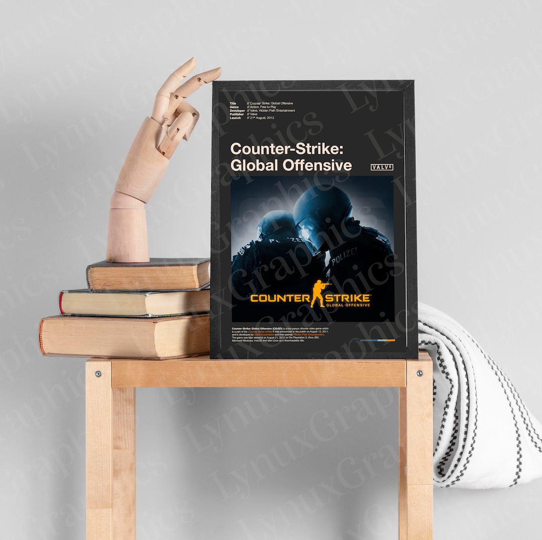 Counter Strike Poster Digital Download Gaming Gifts CSGO - Etsy