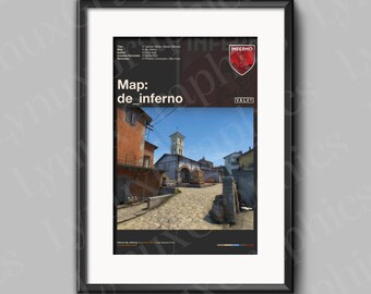 Counter Strike Poster, Digital Download Gaming Gifts, CSGO Poster ...