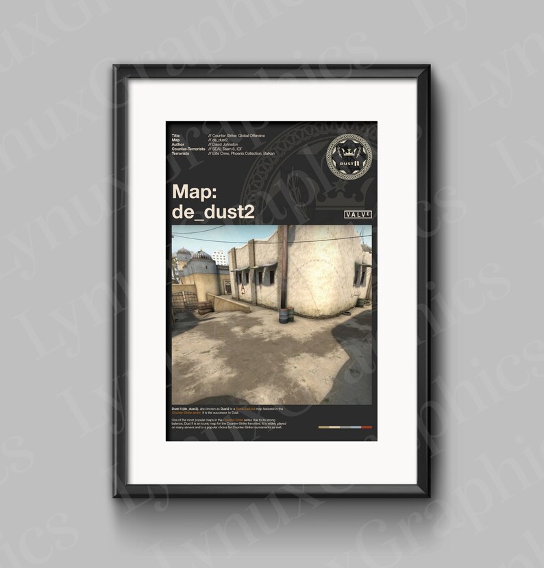 Counter Strike Poster Digital Download Gaming Gifts CSGO - Etsy